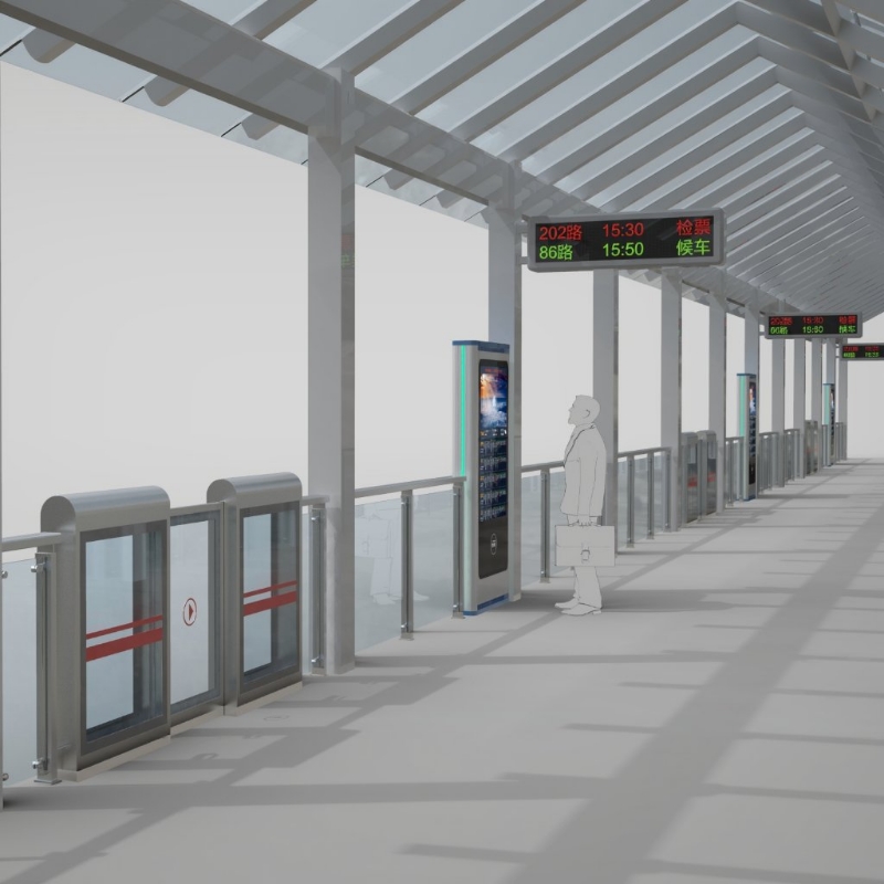 LED Bus Stop Digital Signage ZEMSO-BS-0007 from China manufacturer - ZEMSO